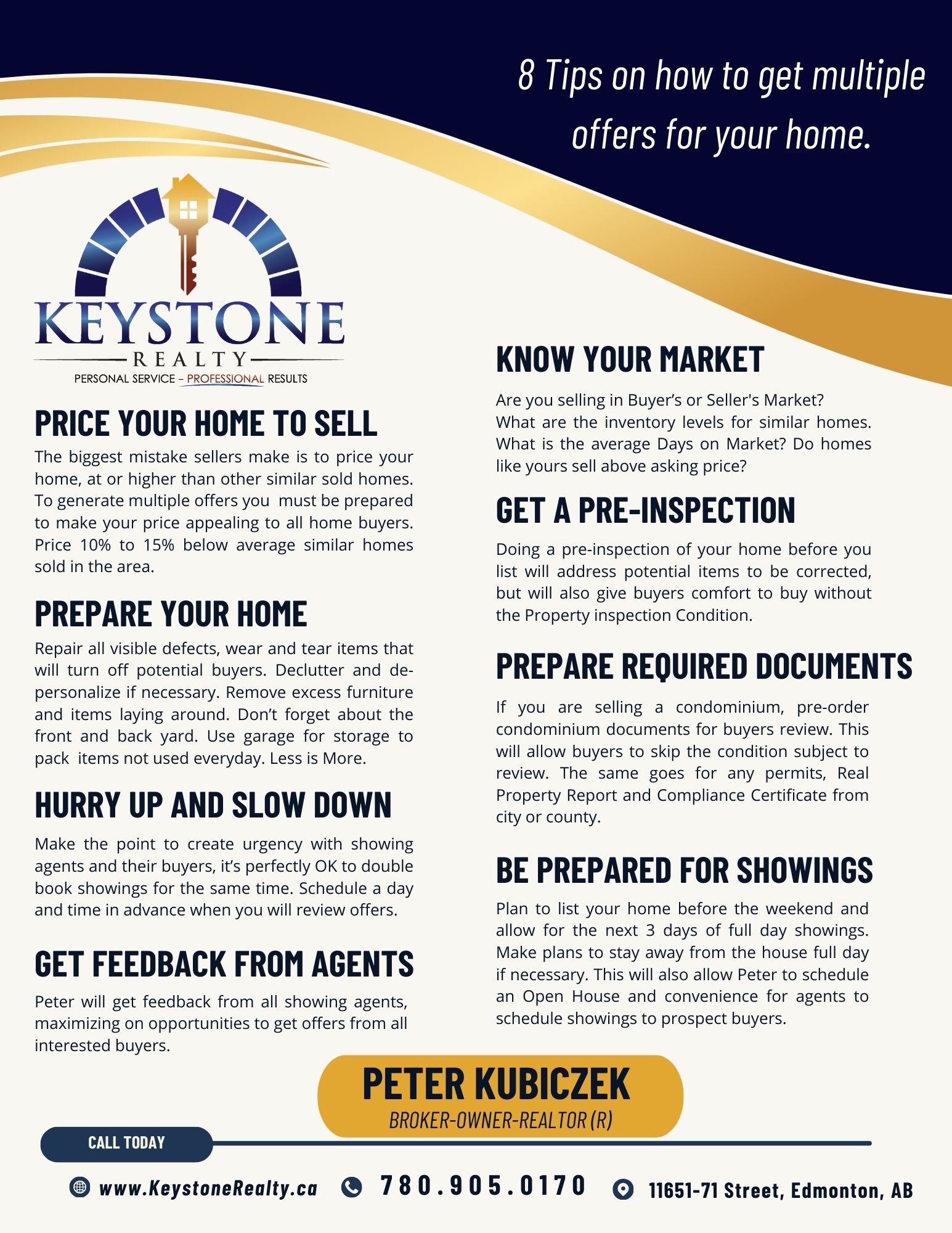 Keystone Realty 8 Tips on how to get multiple offers for your home ...